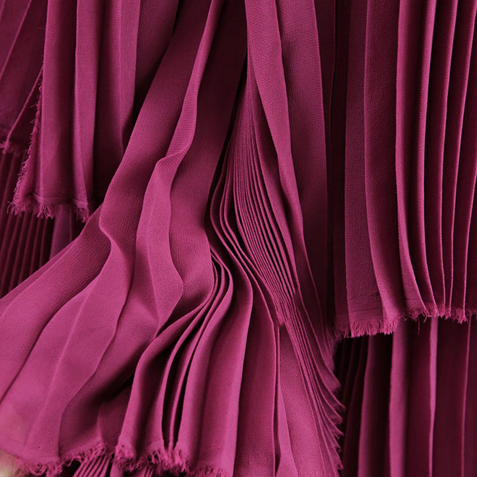 5 Colors Stripe Pleated Chiffon Fabric Wrinkle Crumple - Etsy