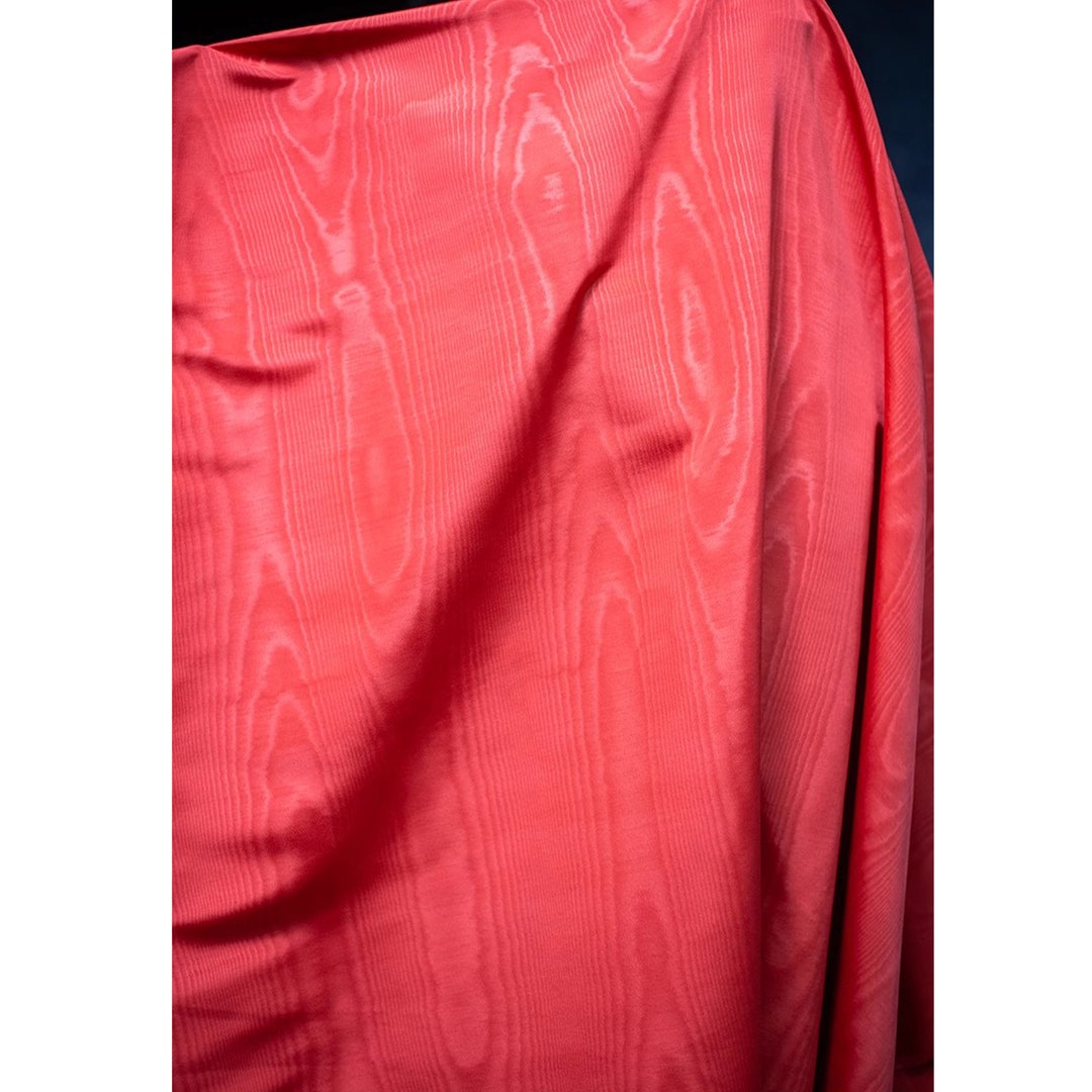 7 Colors Moire Jacquard Fabric Drapery Reflective Wave Texture Fabric ...