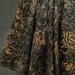 3 Colors Black Rose & Chain Jacquard Brocade Fabric, Vintage Medieval ...