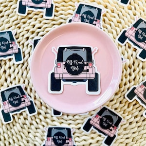 4x4 off Road Girl Wrangler Sticker, Pink Wrangler Sticker, off Road ...