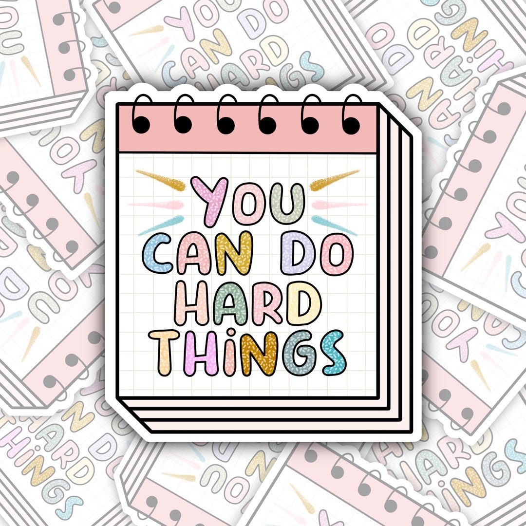 Encouraging Inspirational Stickers | Waterproof Vinyl Decals | You Can ...