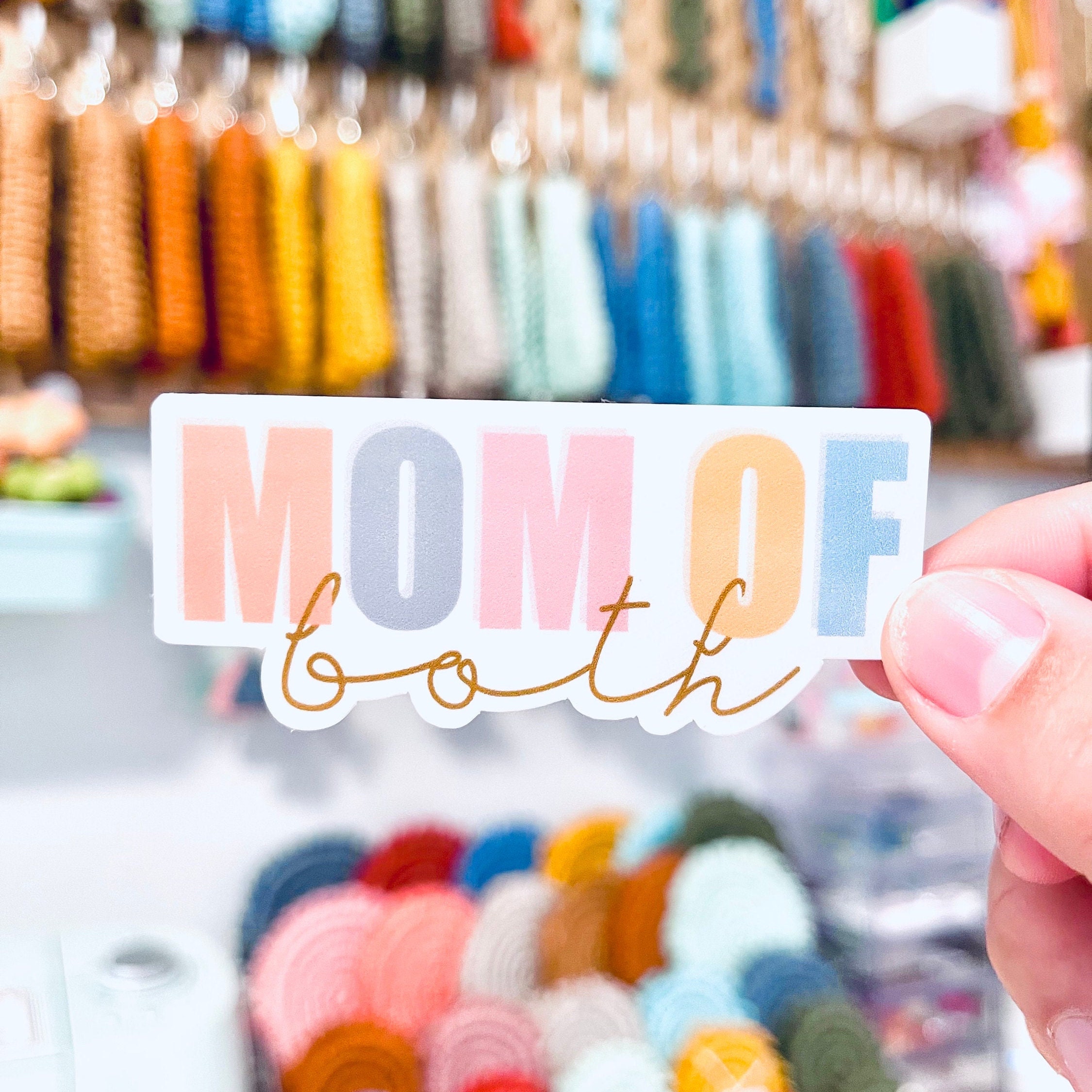 Mom of Both Sticker | Waterproof Sticker | Mom Sticker | Mama Sticker ...