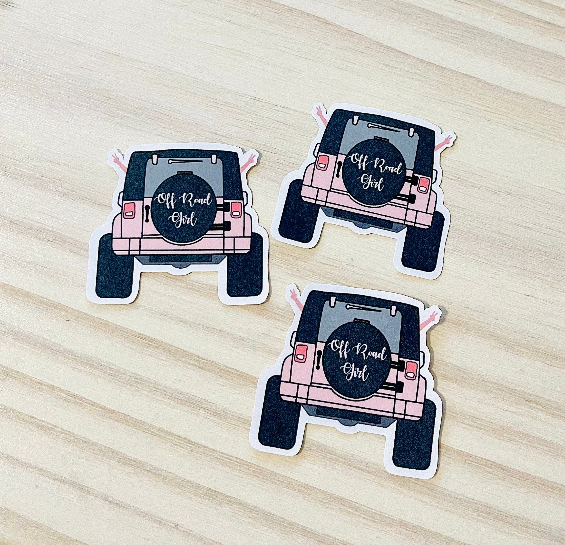 4x4 off Road Girl Wrangler Sticker, Pink Wrangler Sticker, off Road ...