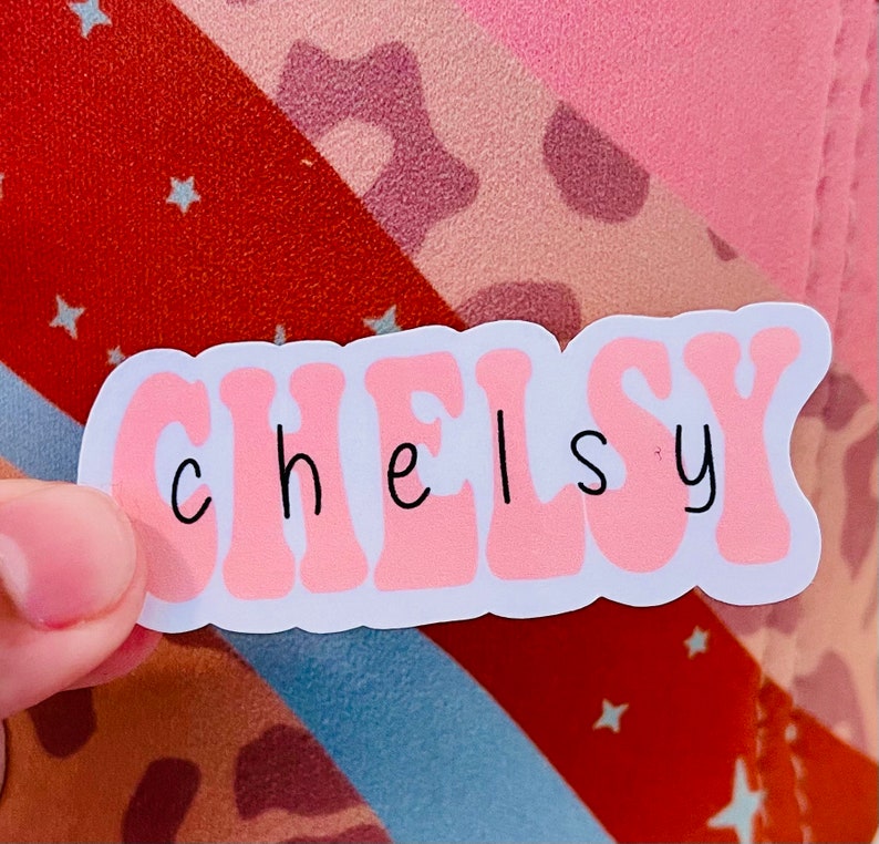 Custom Name Sticker, Nickname Sticker, Hydro Flask Sticker, Laptop ...