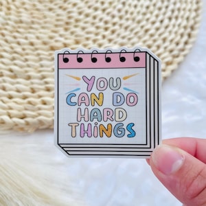 Encouraging Inspirational Stickers | Waterproof Vinyl Decals | You Can ...