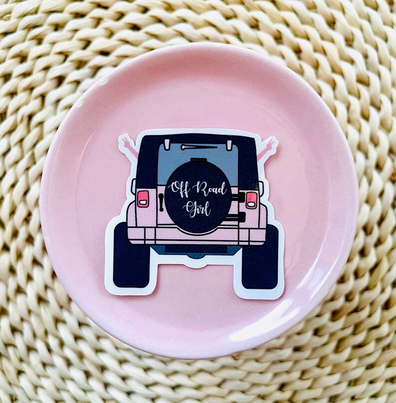 4x4 off Road Girl Wrangler Sticker, Pink Wrangler Sticker, off Road ...