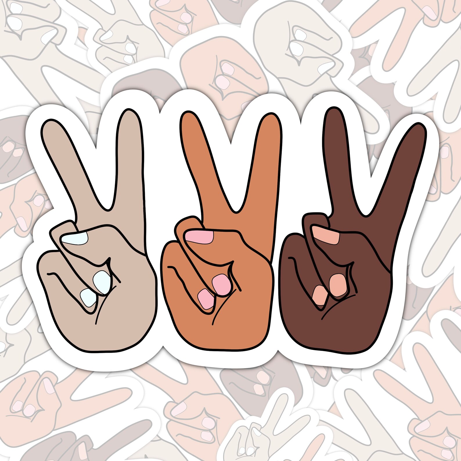 Peace and Love Equality Sticker Laptop Decal Water Bottle - Etsy