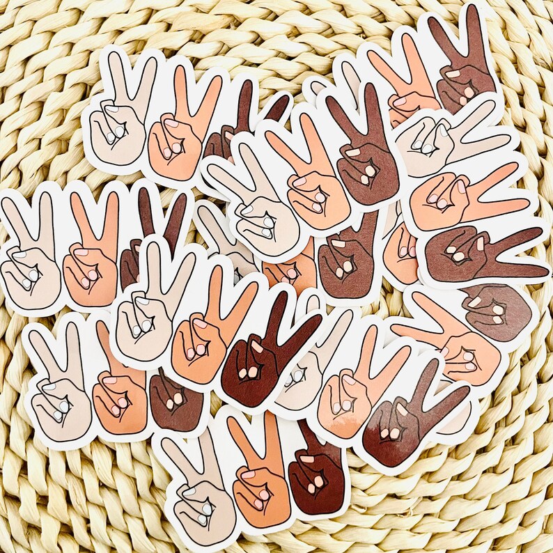 Peace and Love Equality Sticker Laptop Decal Water Bottle - Etsy