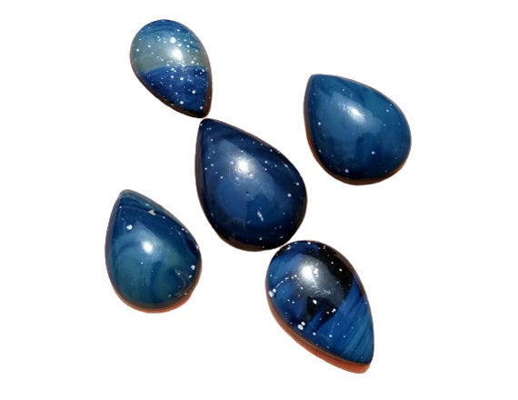 100% Naturalblue Slag Swedish Loose Gemstone Lot of 5 Pieces - Etsy