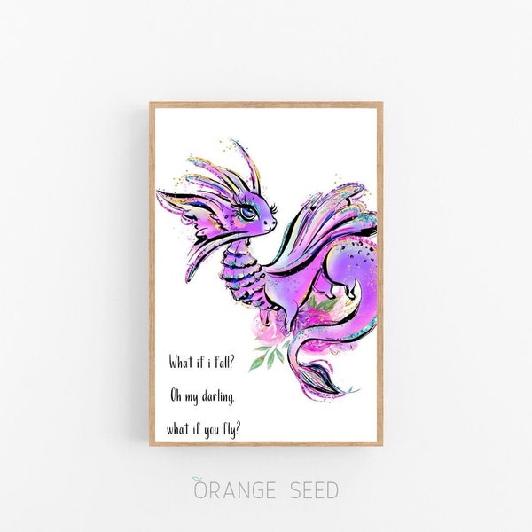 Oh but What If You Fly Print - Etsy