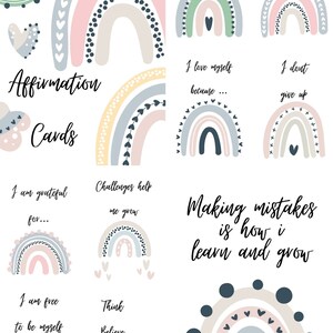 Affirmation Cards, Positive Affirmations, Kids Affirmation Cards ...