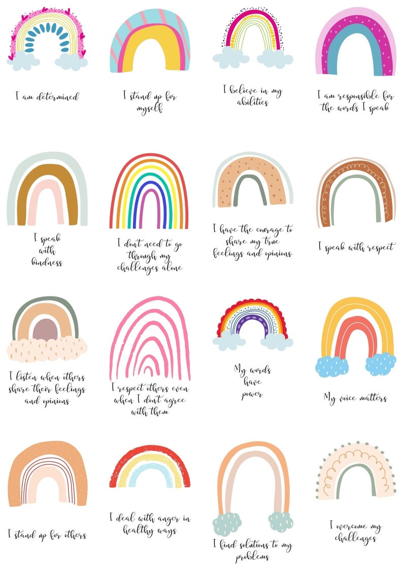 Carte di affermazione positiva, Affermazioni sull'empowerment dei ...