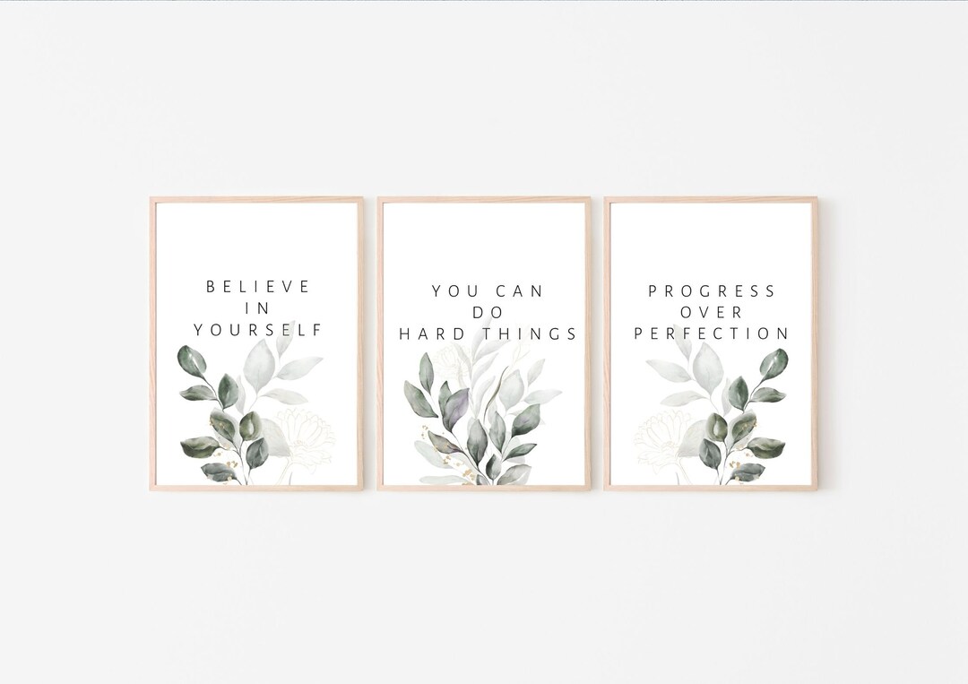 Positive Affirmations Poster Bundle, Inspiring Kids, Counselling Wall ...