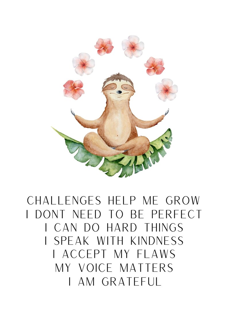 Calming Corner Poster Bundle, Inspiring Kids, Counselling Wall Print ...