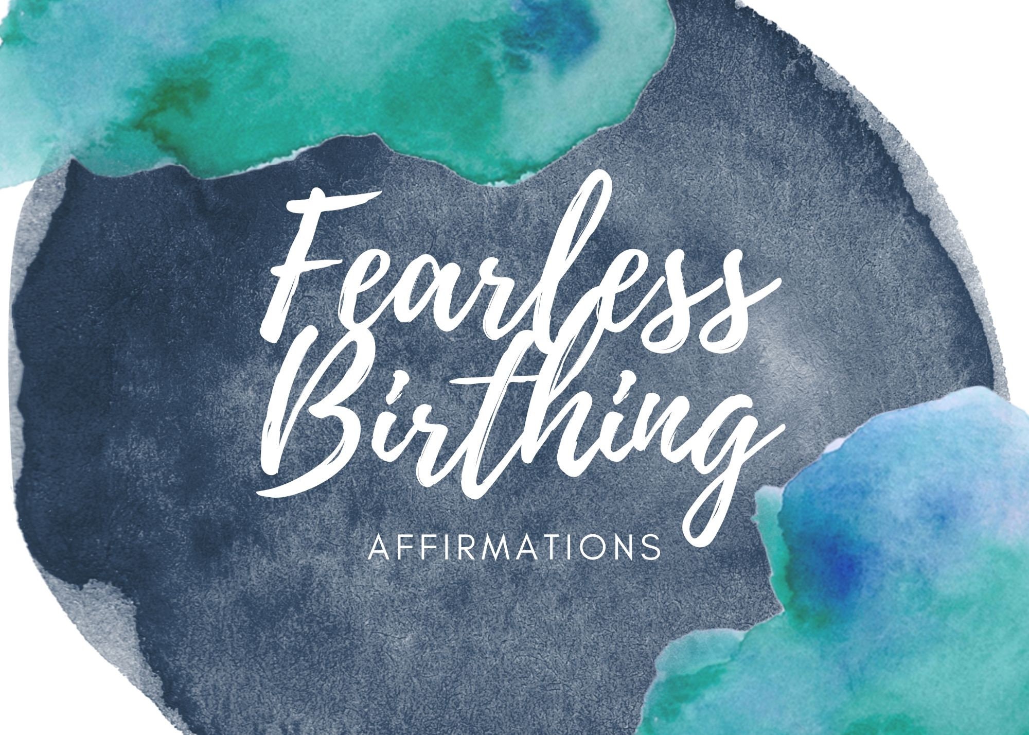 Birthing Affirmations, Calm Birth Affirmation Cards, Empowering Birth ...