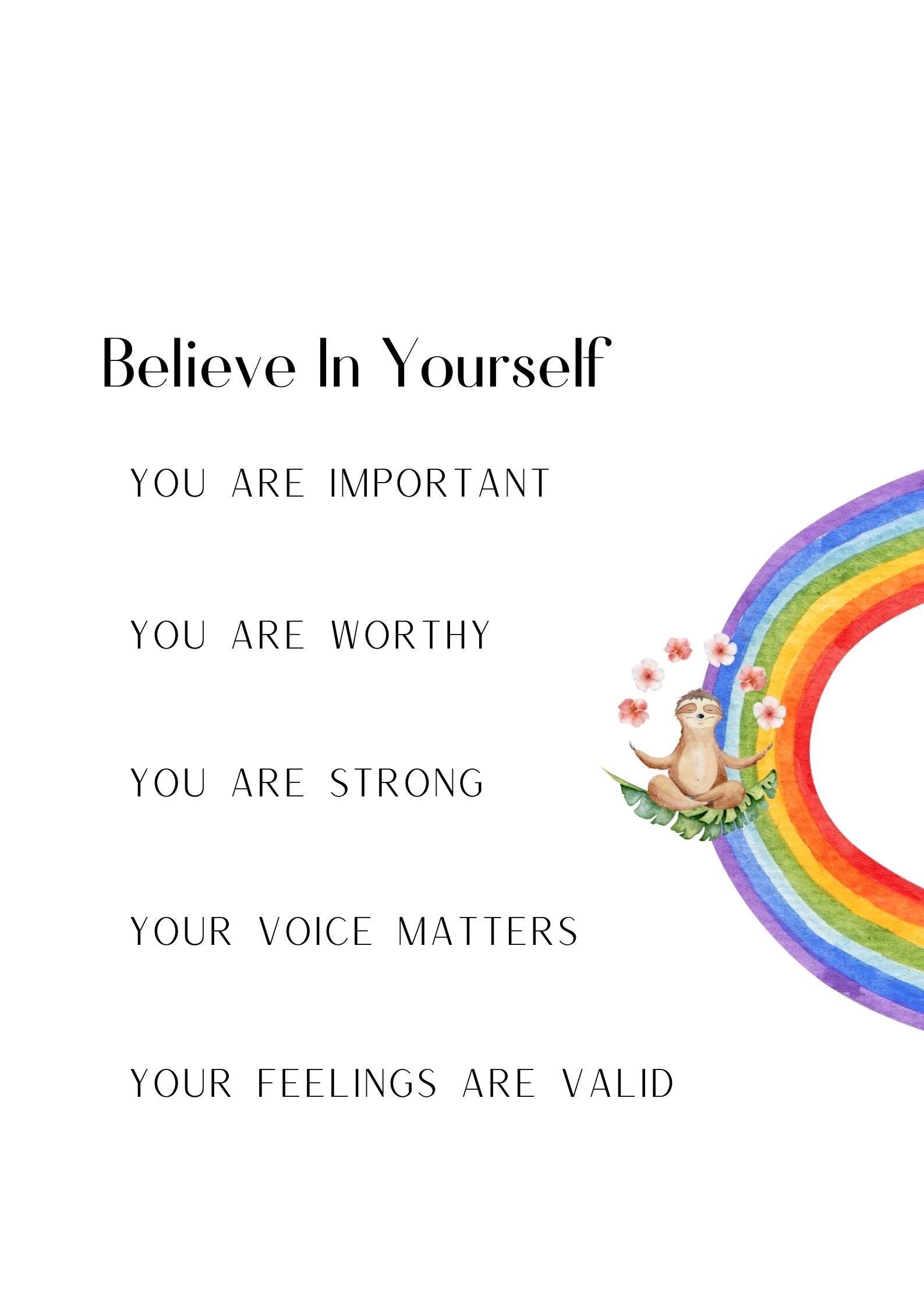 Calming Corner Poster Bundle, Inspiring Kids, Counselling Wall Print ...