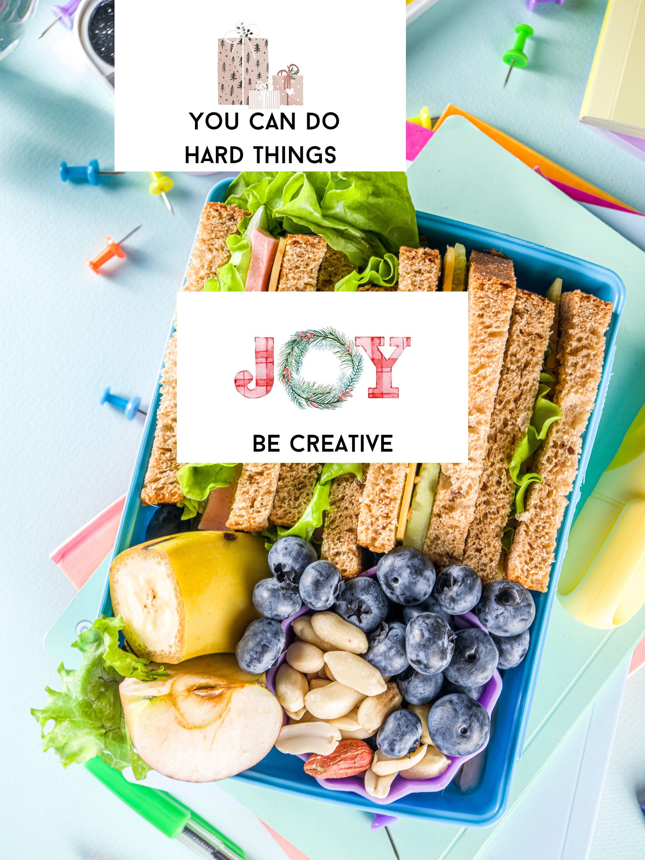 Lunchbox Notes, Kids Affirmation Cards, Kids Lunchbox Notes, Christmas ...