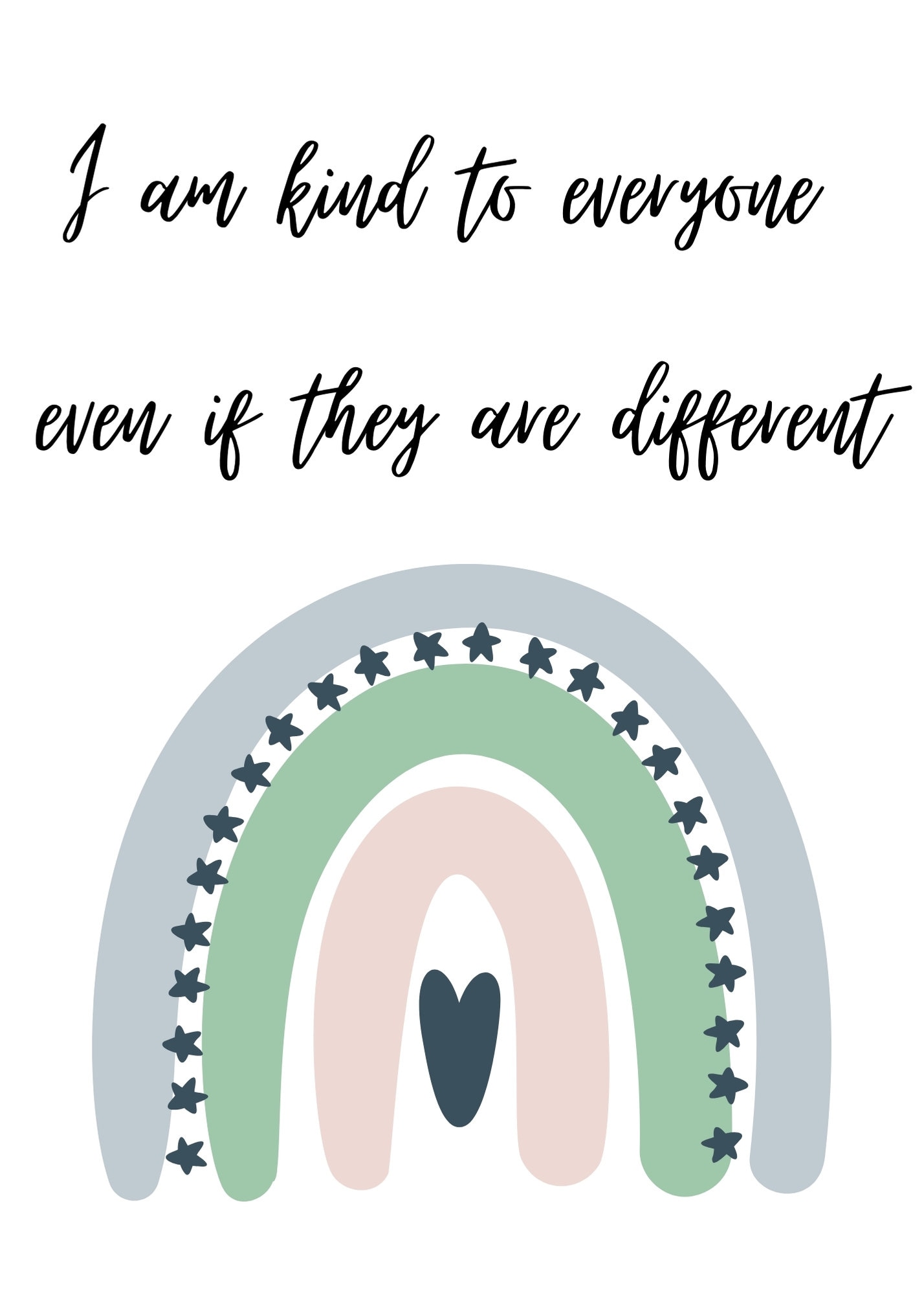 Affirmation Cards Positive Affirmations Kids Affirmation | Etsy