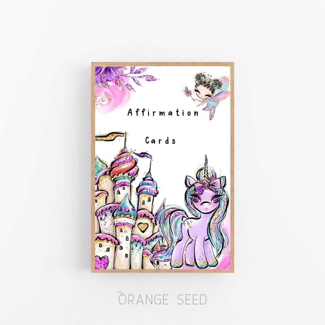 Kids Affirmation Cards, Positive Affirmations for Kids, Inspiring ...
