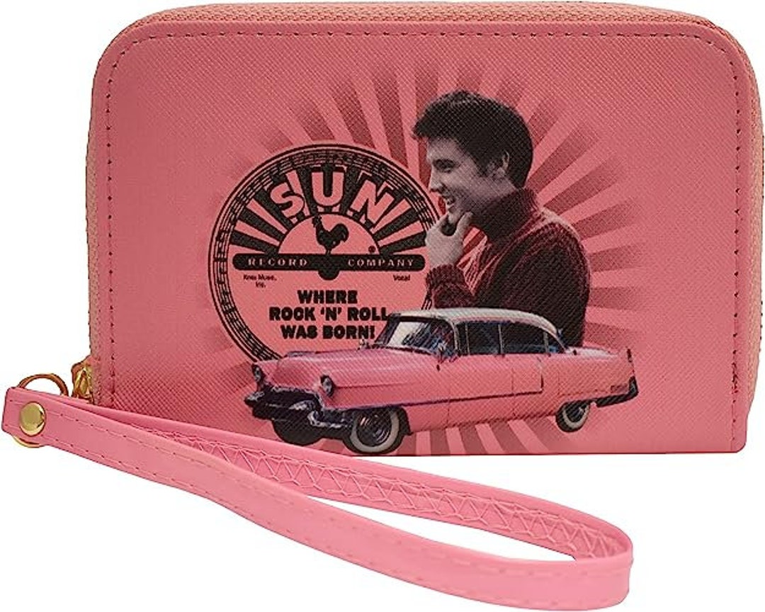 Elvis Presley Sun Records Small Pink Wrist Wallet - Etsy