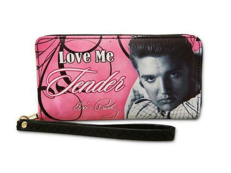 Elvis Presley Pink Love Me Tender Wallet - Etsy