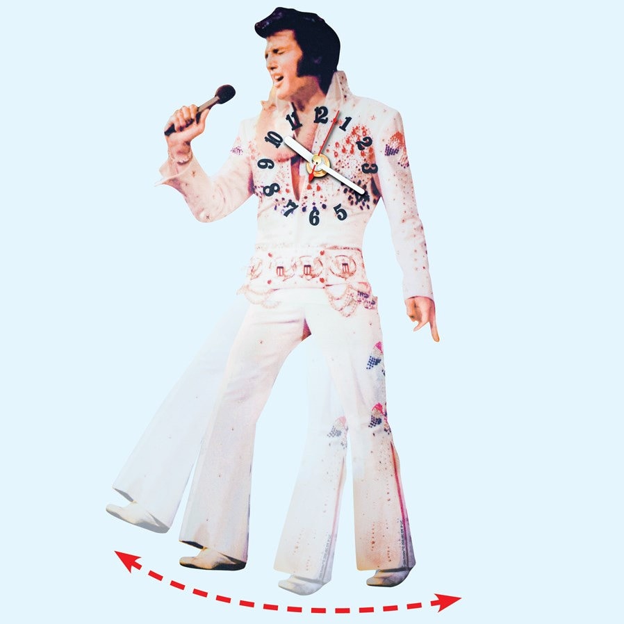 Elvis Presley Swinging Legs White Jumpsuit Clock - Etsy