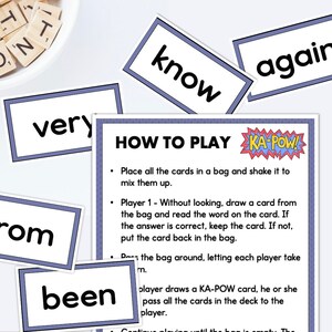 Sight Word Games Printable Bundle Kindergarten 1st 2nd Grade Homeschool ...