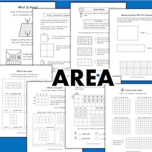 Grade 3 Math Area and Perimeter Worksheets Learn at Home Homeschool ...