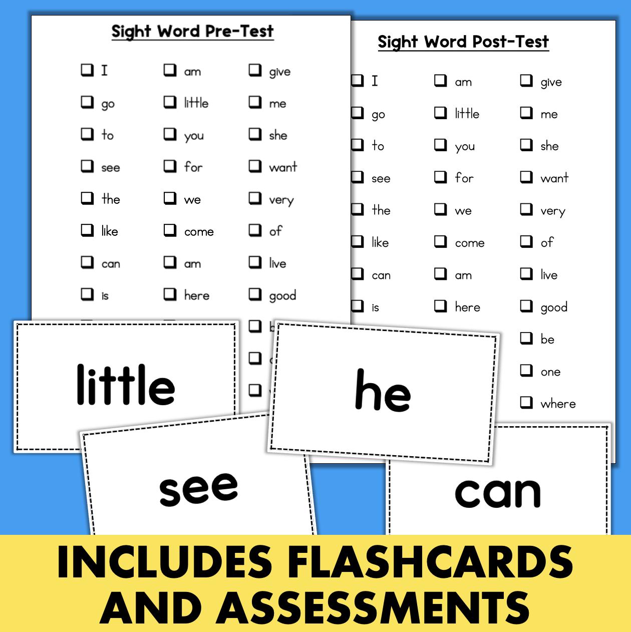 Kindergarten Sight Word Sentences Learn to Read Worksheets & Activities ...