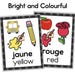 Les Couleurs FRENCH Color Posters Bilingual French Classroom Decor - Etsy
