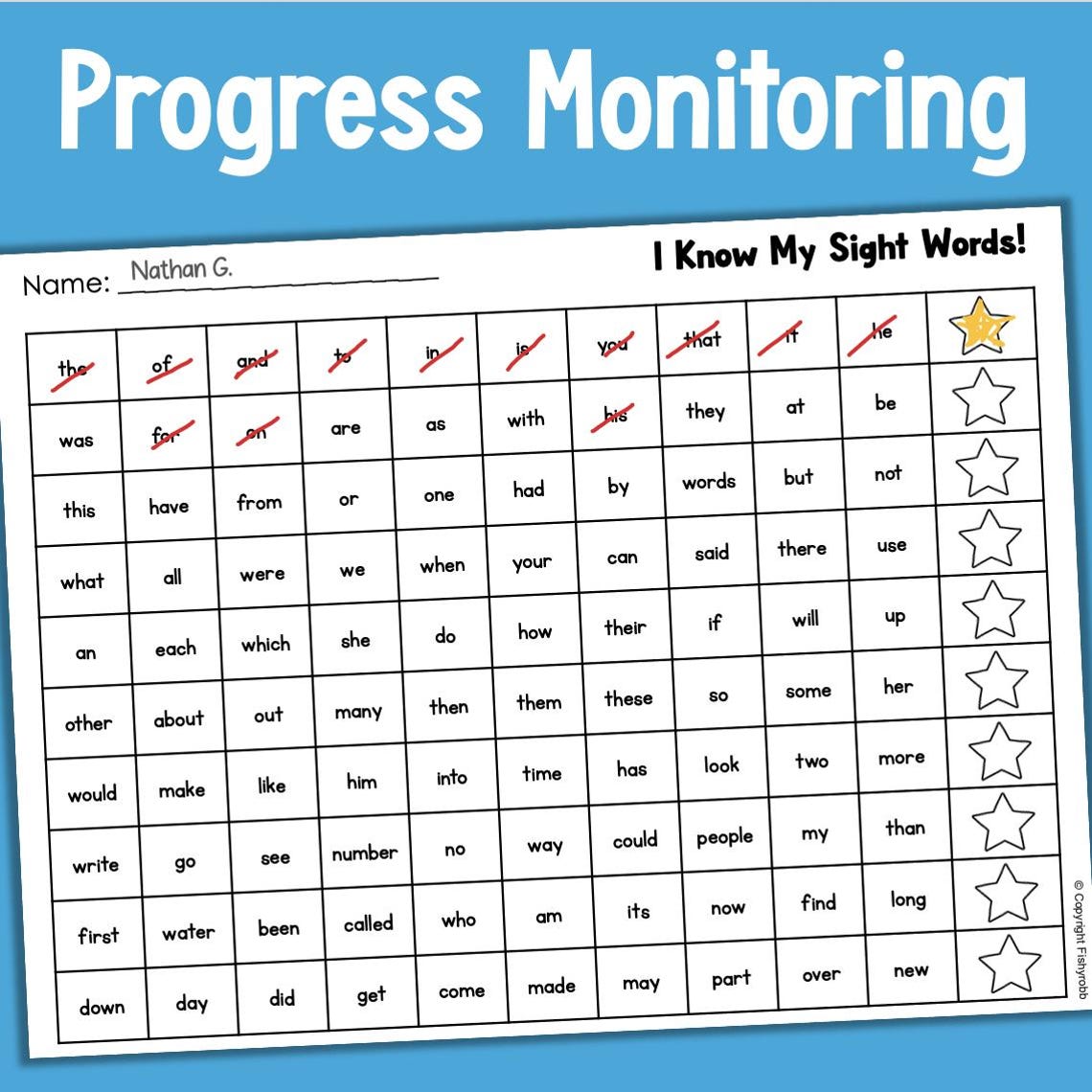 Printable Sight Word Books for 100 High Frequency Words Kindergarten ...