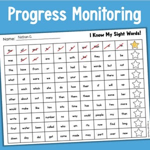 Printable Sight Word Books for 100 High Frequency Words Kindergarten ...