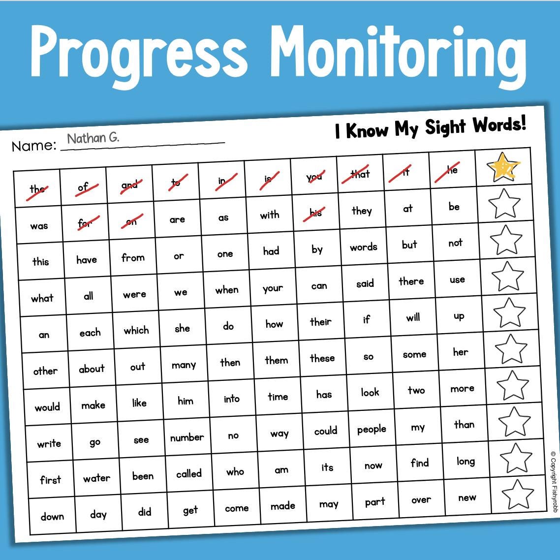 Printable Sight Word Books for 100 High Frequency Words Kindergarten ...