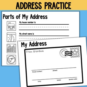 Personal Information Worksheets for Kids Name, Birthday, Phone Number ...