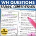 1st 2nd Grade Reading Comprehension Decodable Stories With WH Questions ...