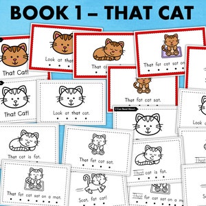 Kindergarten Sight Word Beginning Readers LEARN TO READ Printable Books ...