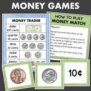 Printable Money Games Activities Worksheets for Kids Learn to Count ...