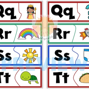 Letter Identification and Sounds Activities ABC Alphabet Puzzles ...