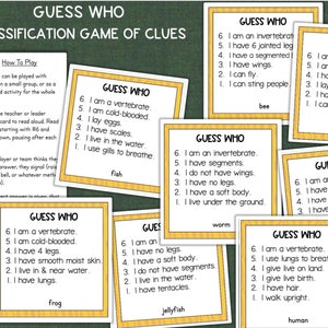 Vertebrates and Invertebrates Animal Classification Science Activities ...