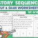 1st Grade Reading Comprehension Story Sequencing Cut & Glue | Etsy