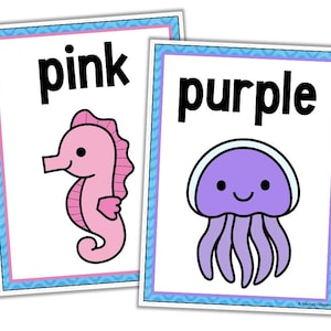 Printable Under the Sea Ocean Theme COLOR Posters Classroom Decor ...