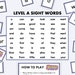 Sight Word Games Bundle Kindergarten 1st 2nd 3rd Grade - Etsy
