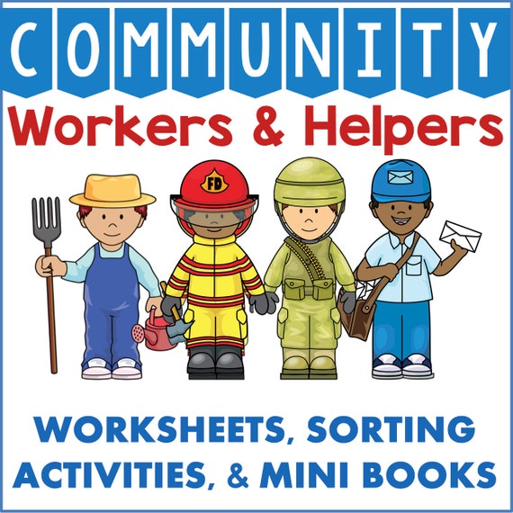 Ayudantes Comunitarios Preescolar Tarjetas Didácticas De Ayuda