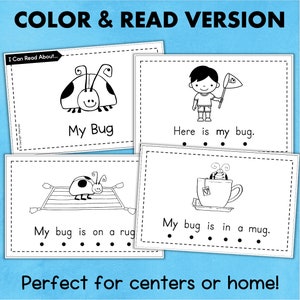 Kindergarten Sight Word Beginning Readers LEARN TO READ Printable Books ...