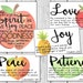 Fruit of the Spirit Watercolor Posters Printable Christian Classroom ...