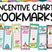 Reading Incentive Chart Bookmarks for Kids Classroom | Etsy