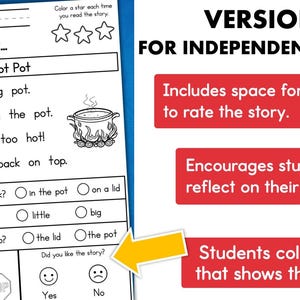 Kindergarten at Home Reading Worksheets - Comprehension Passages ...