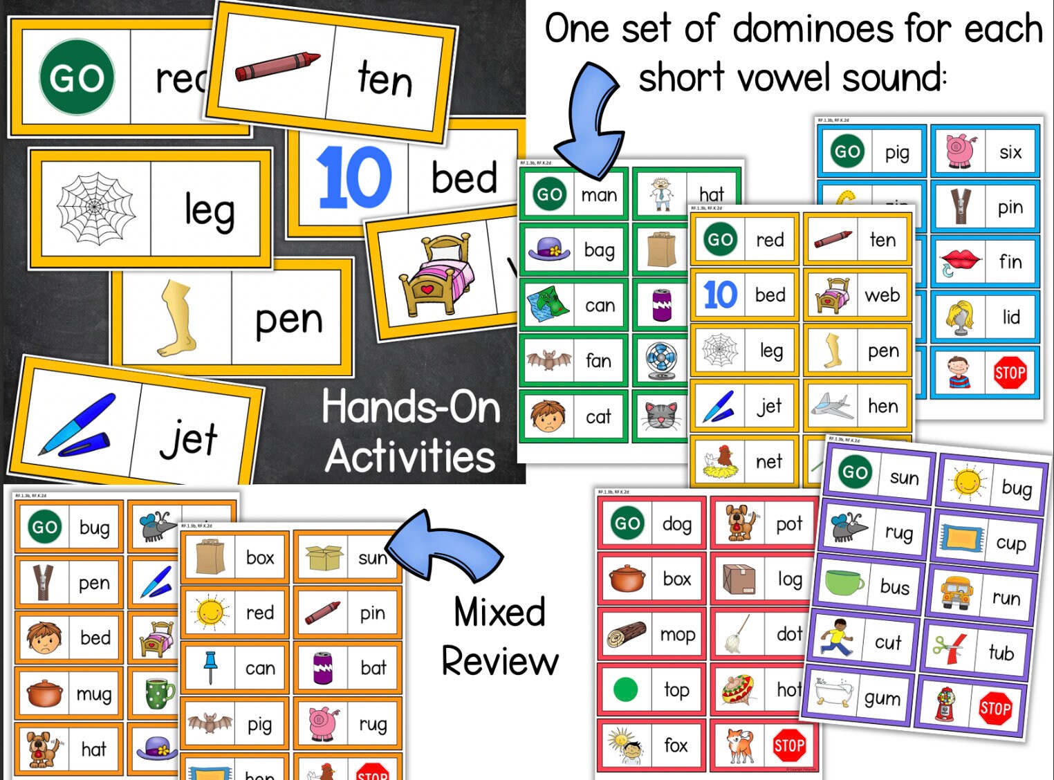 Learn to Read & Write CVC Words Short Vowels Worksheets - Etsy