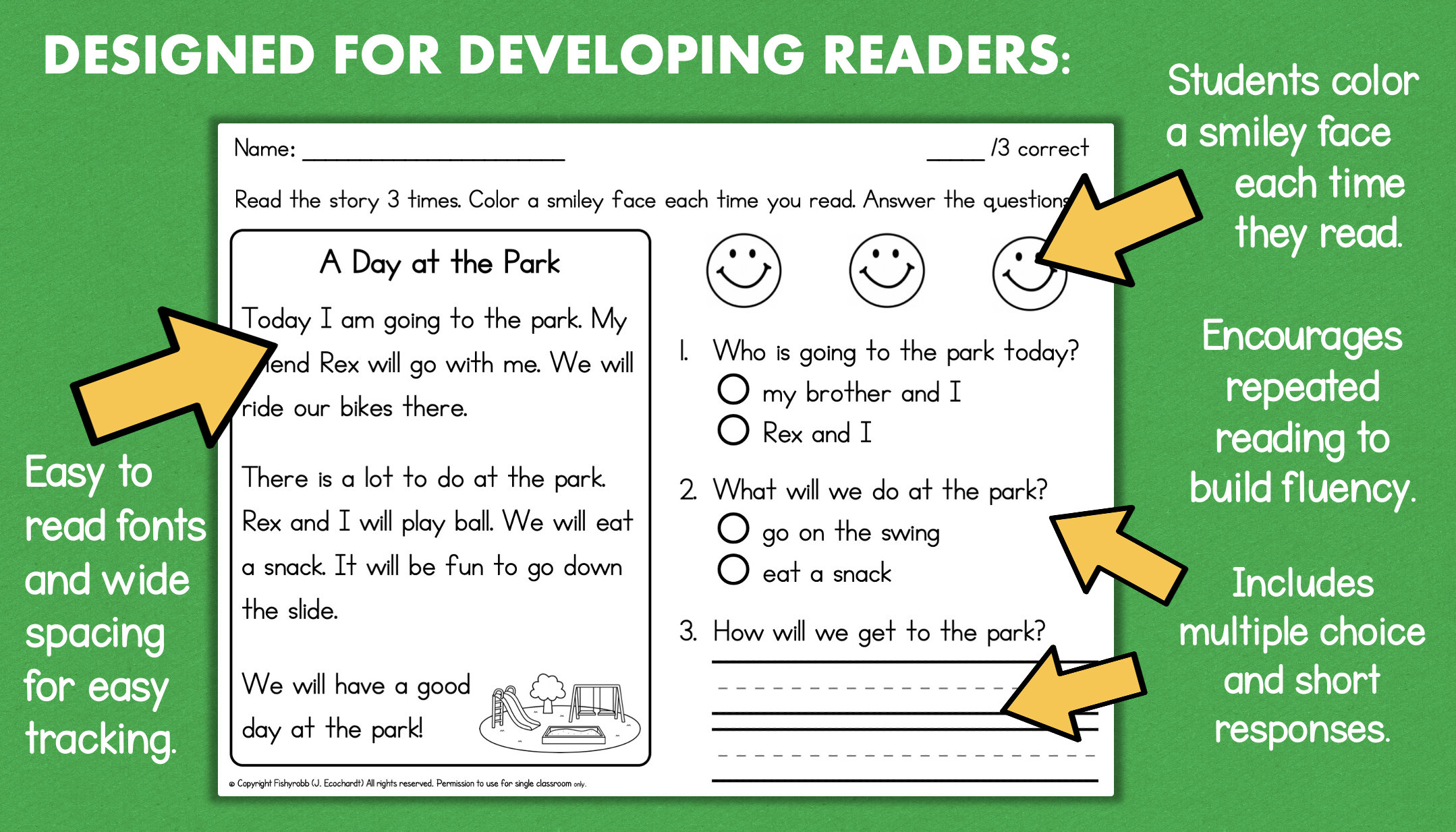 First Grade Reading Comprehension Worksheets Decodable Stories - Etsy