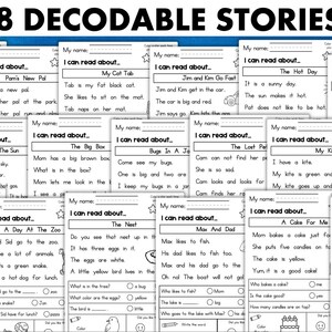 Kindergarten at Home Reading Worksheets - Comprehension Passages ...